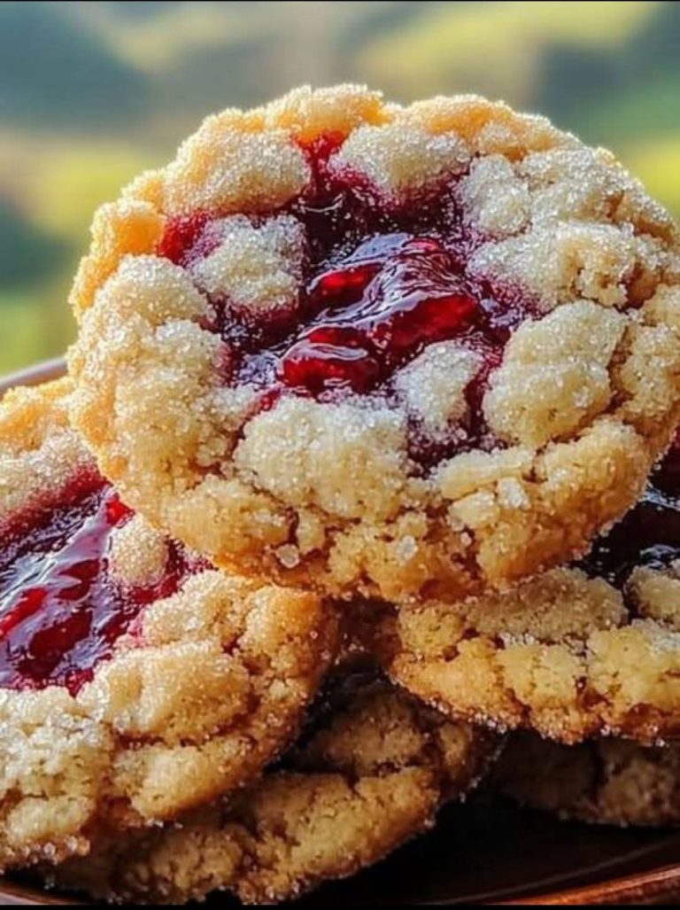 Buttery Raspberry Crumble Cookies – Yum REcipes